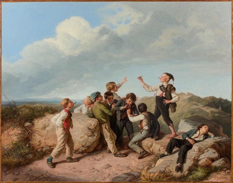Johann Grund | 2 works: Portrait of Mr. Kessler as half length figure ...