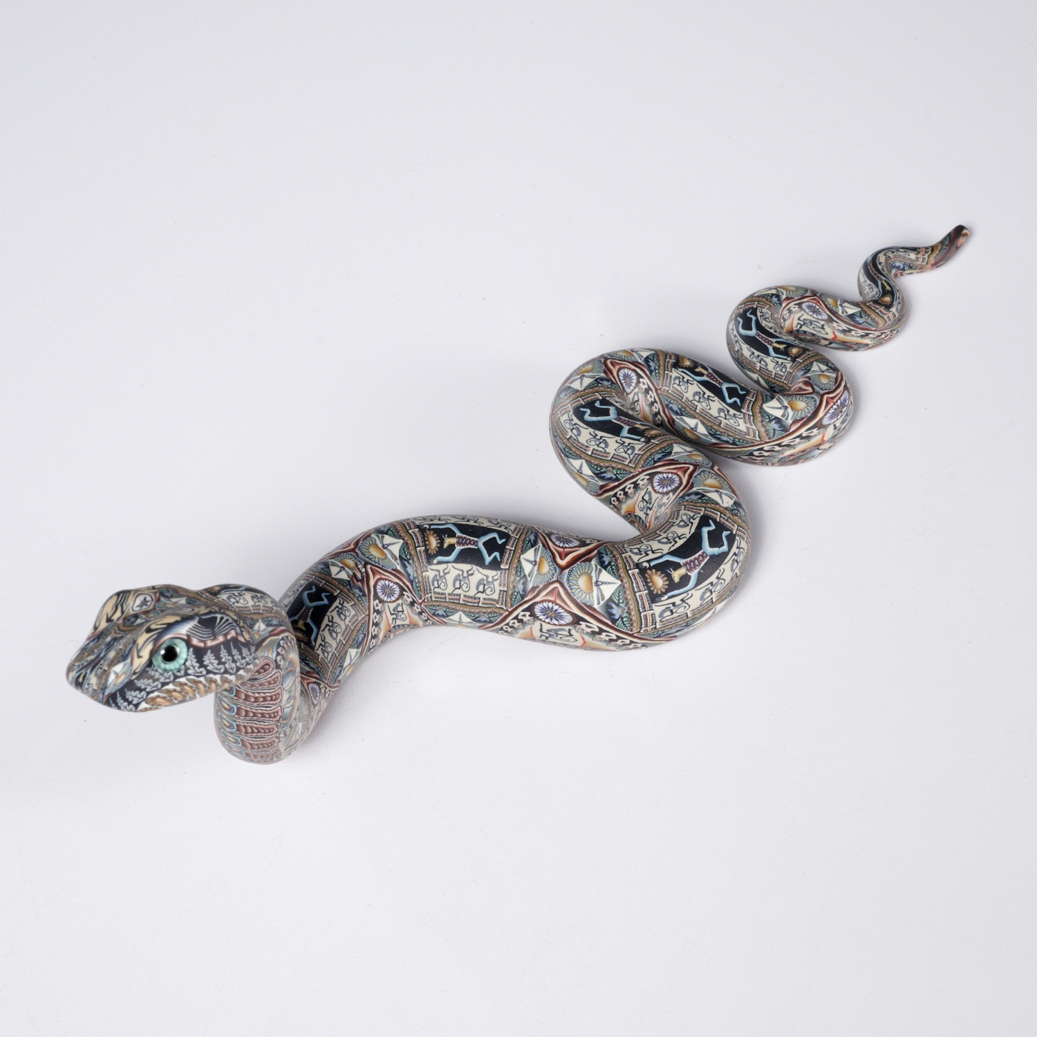 Jon Stuart Anderson | Jon Stuart Anderson polymer clay snake | MutualArt