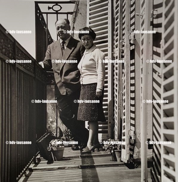 Pablo Volta | Eugène Ionesco et son épouse Rodica Burileanu (1910-2004 ...