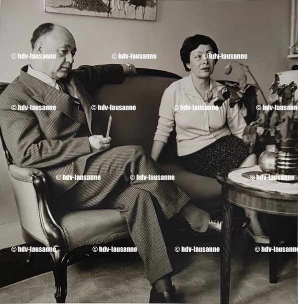 Pablo Volta | Eugène Ionesco et son épouse Rodica Burileanu (1910-2004 ...