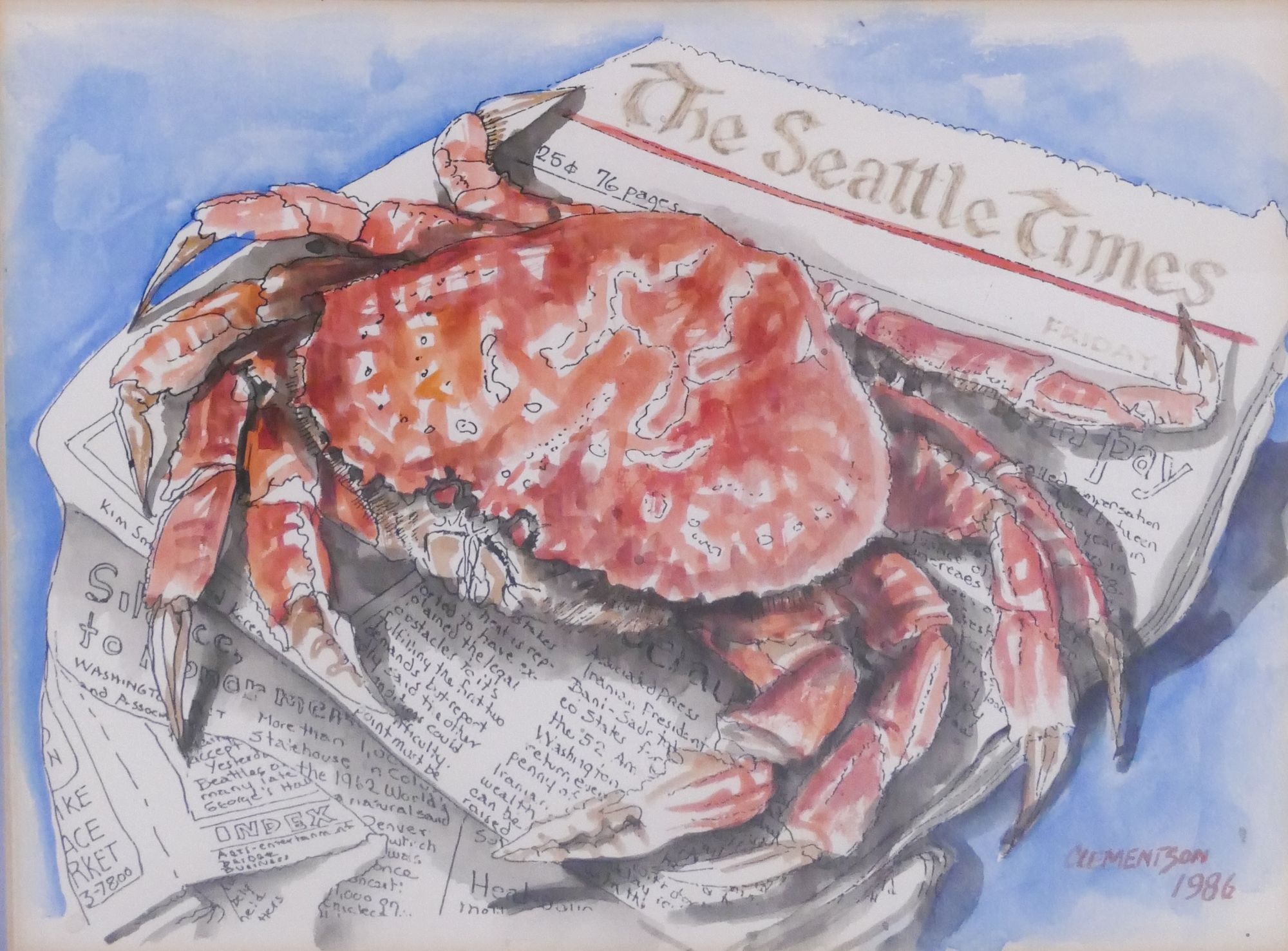 Sarah Clementson Yaeger | Sarah Clementson Yaeger 'Fresh Crab (Seattle ...