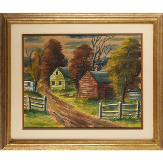 Paul Raphael Meltsner | Country road landscape | MutualArt