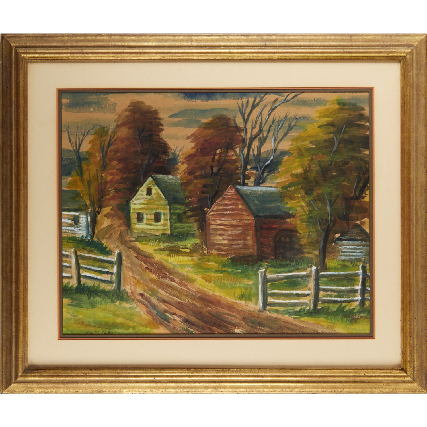 Paul Raphael Meltsner | Country road landscape | MutualArt