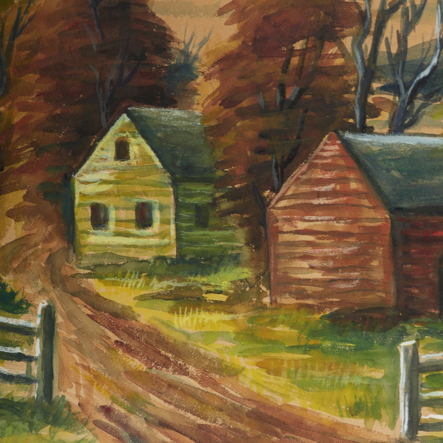 Paul Raphael Meltsner | Country road landscape | MutualArt