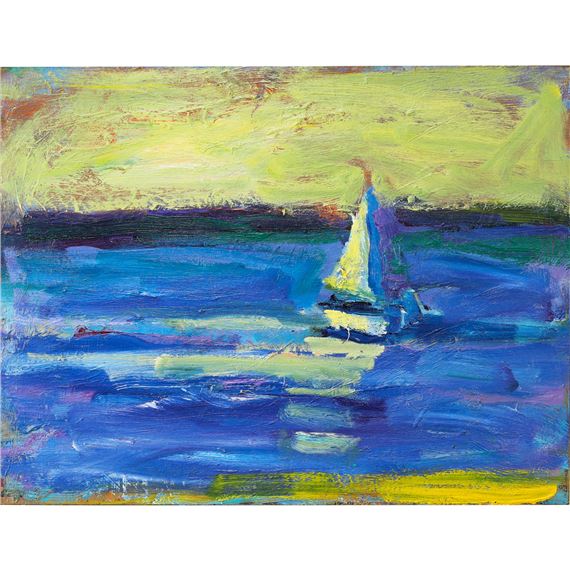 Terry St. John | Boat Yellow Sky (1992) | MutualArt