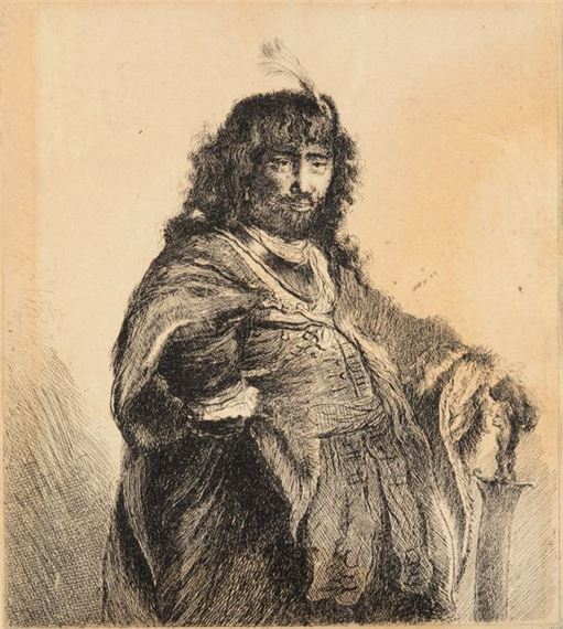 Rembrandt van Rijn | Self-portrait of Rembrandt with a feathered cap ...
