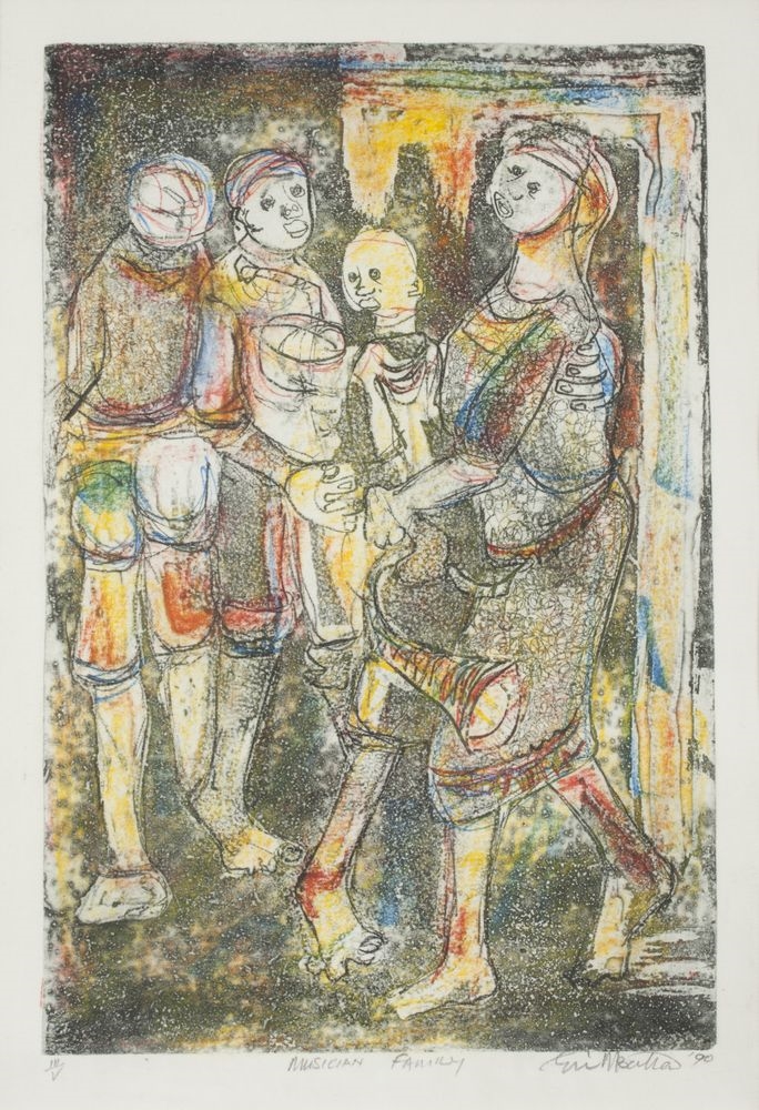 Eric Mbatha | Musician Family (1990) | MutualArt