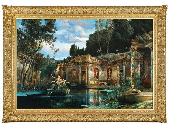 Max Roeder | A Park Landscape with Nymphaeum | MutualArt