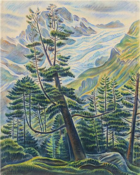 Theodor Allesch-Alescha | Großglockner mit Pasterze | MutualArt