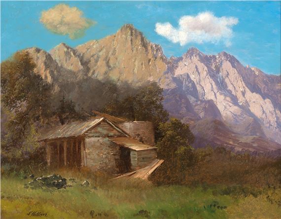 Karl Millner | A View of the Wild Kaiser Mountains | MutualArt