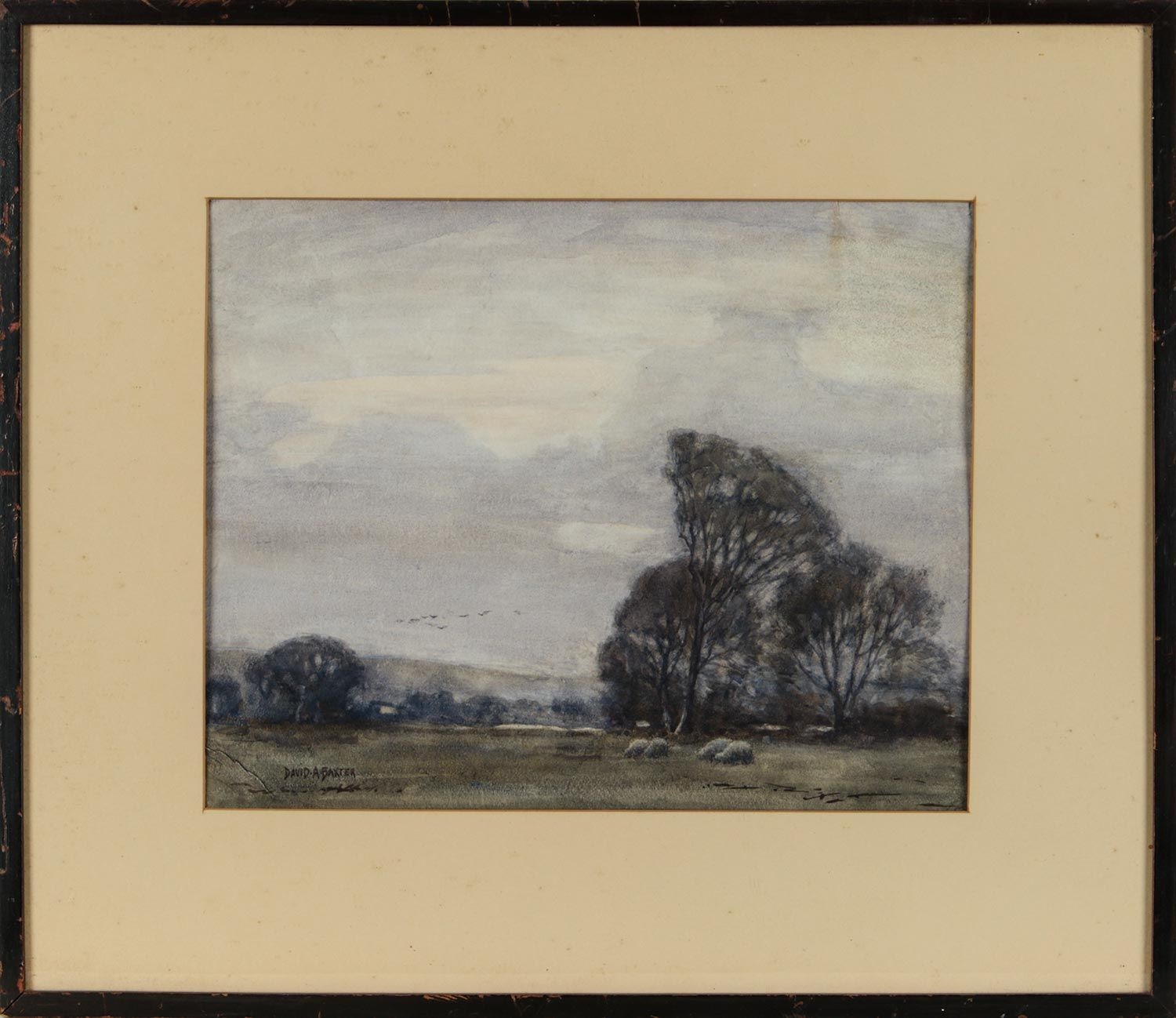 David A. Baxter | SHEEP GRAZING | MutualArt