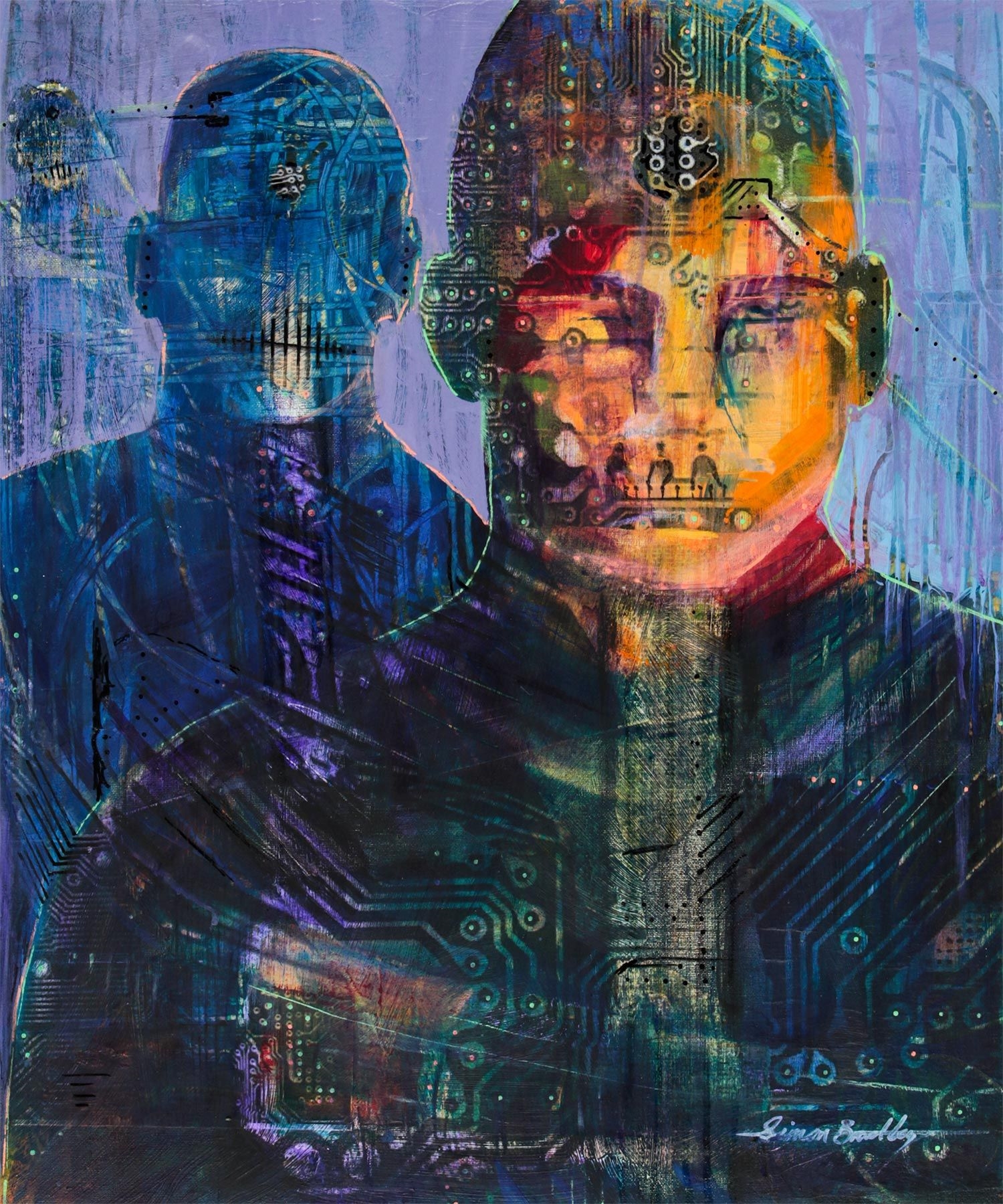 Simon Bradley | SLAVE TO THE MACHINE | MutualArt