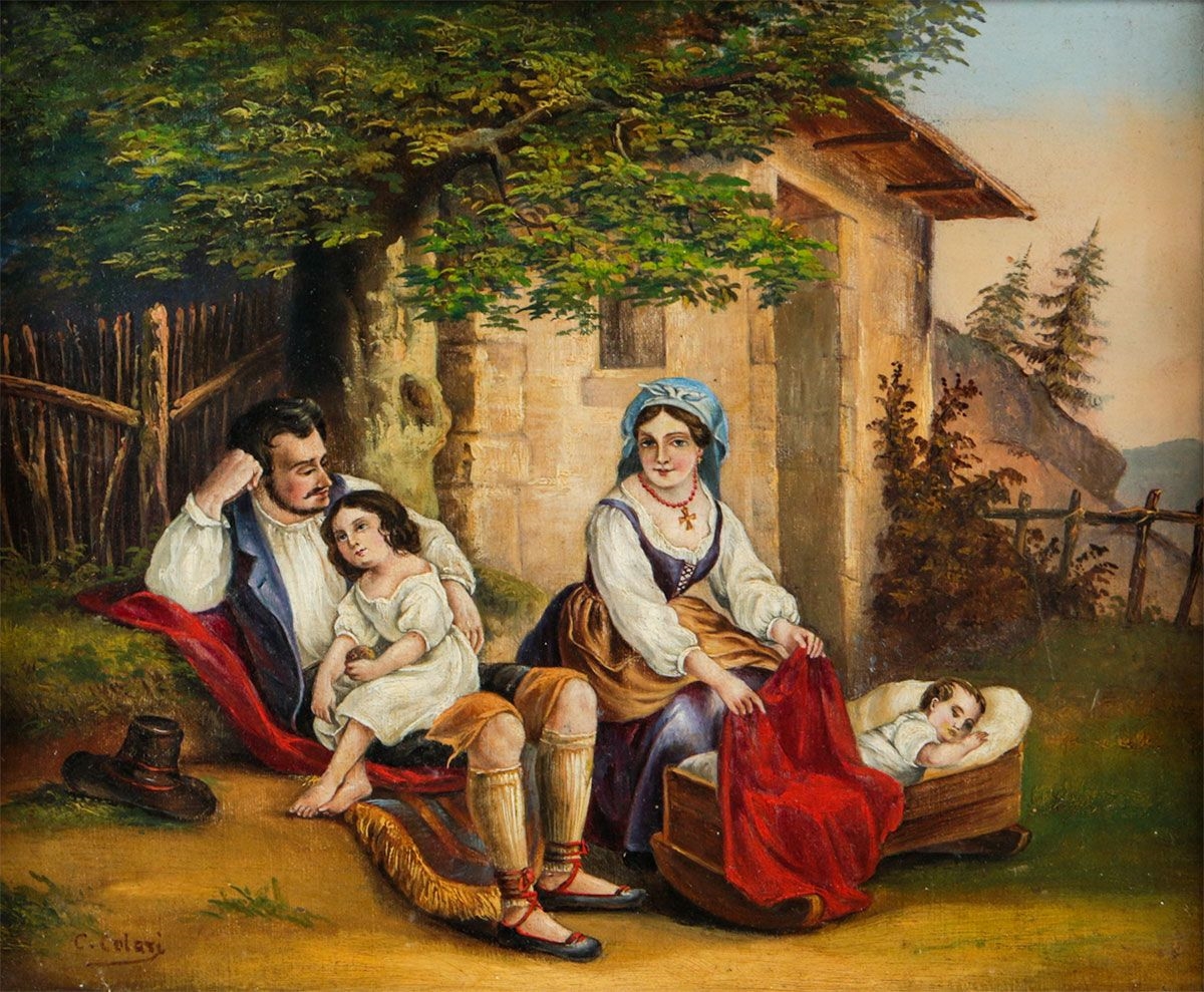 C. Colari | THE ITALIAN FAMILY | MutualArt