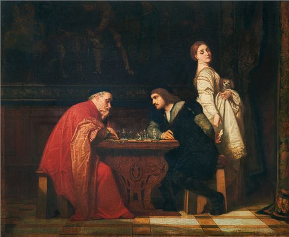 Edouard Jean Conrad Hamman | The game of chess (1864) | MutualArt