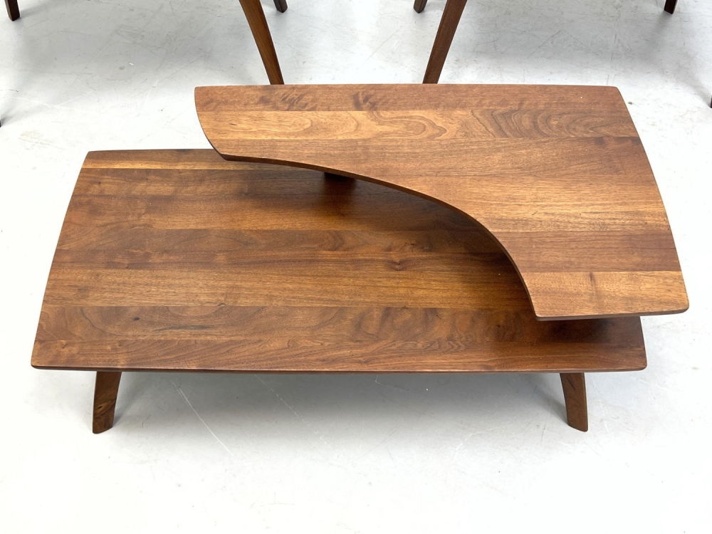 Carl Bissman | 3 pc Walnut Tables | MutualArt