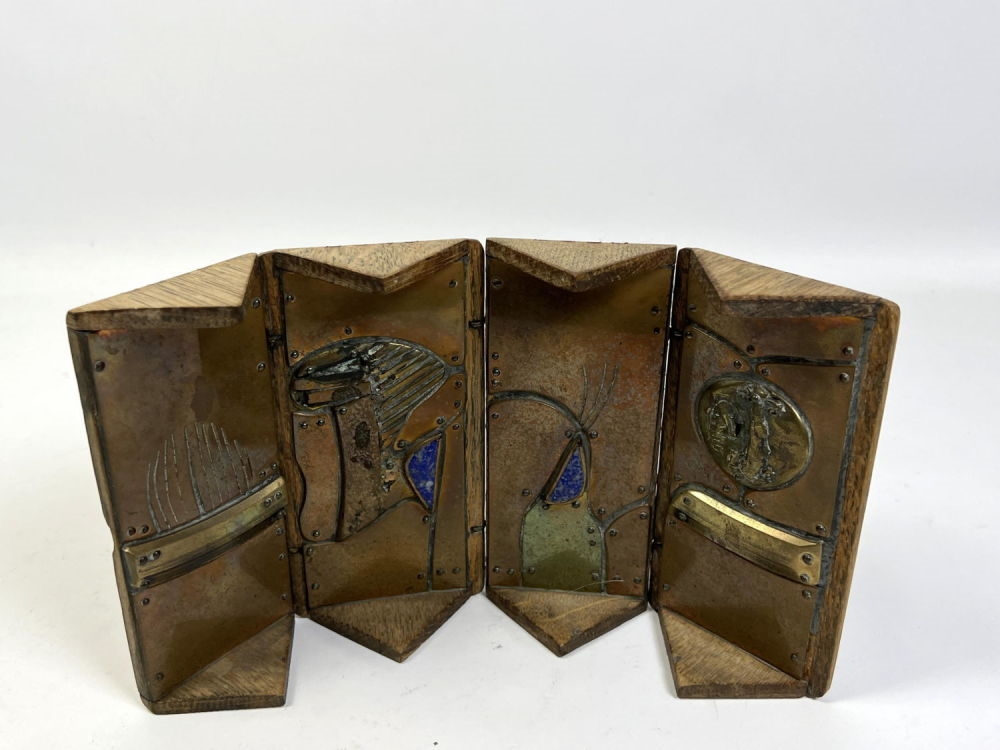 Charles Pebworth | Four panels riveted to a folding box | MutualArt