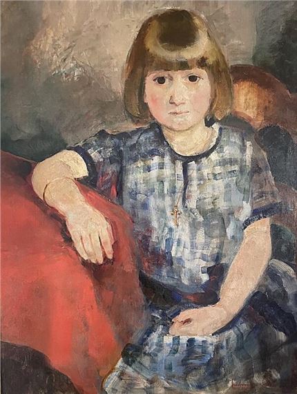 Ludvig Jacobsen | Portrait of a girl | MutualArt