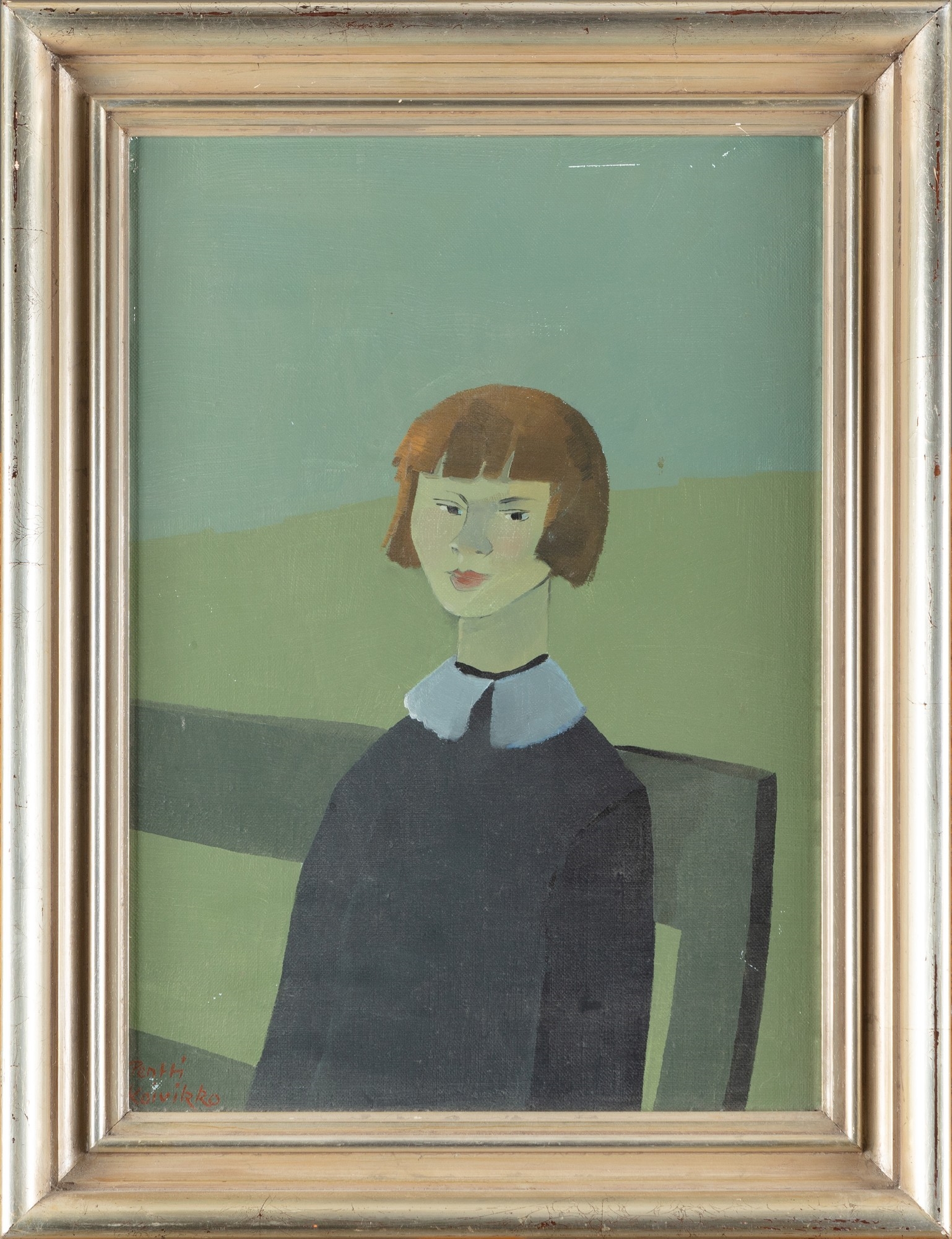Pentti Koivikko | A girl at the meeting place (88) | MutualArt