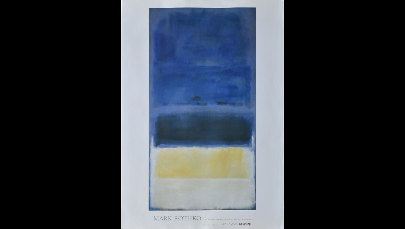 Mark Rothko | Retrospective at the Guggenheim, Exhibition Poster (1978 ...