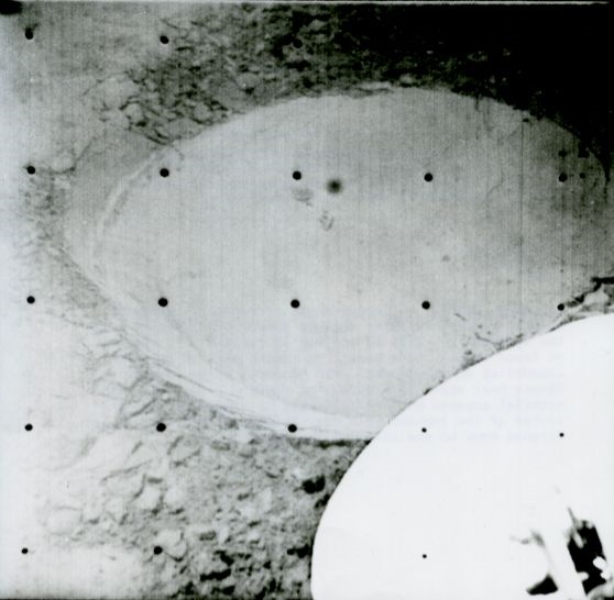 NASA | Photograph of Surveyor III showing the footprint of the second ...