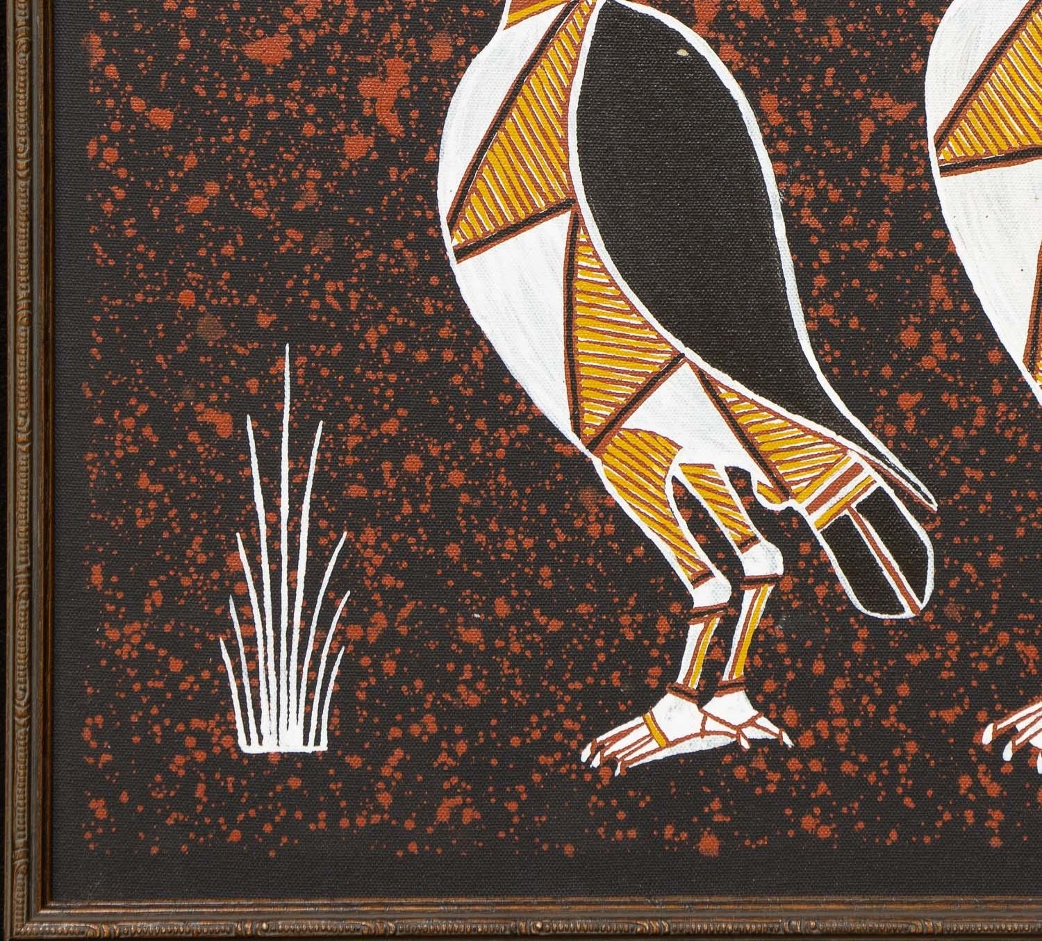 Graham Badari | Brolgas (2019) | MutualArt