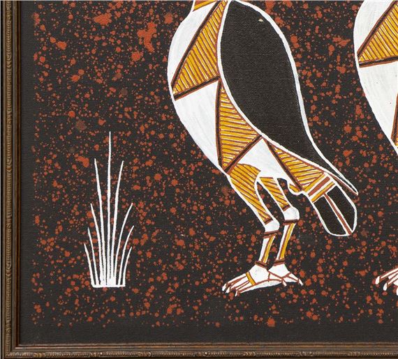 Graham Badari | Brolgas (2019) | MutualArt