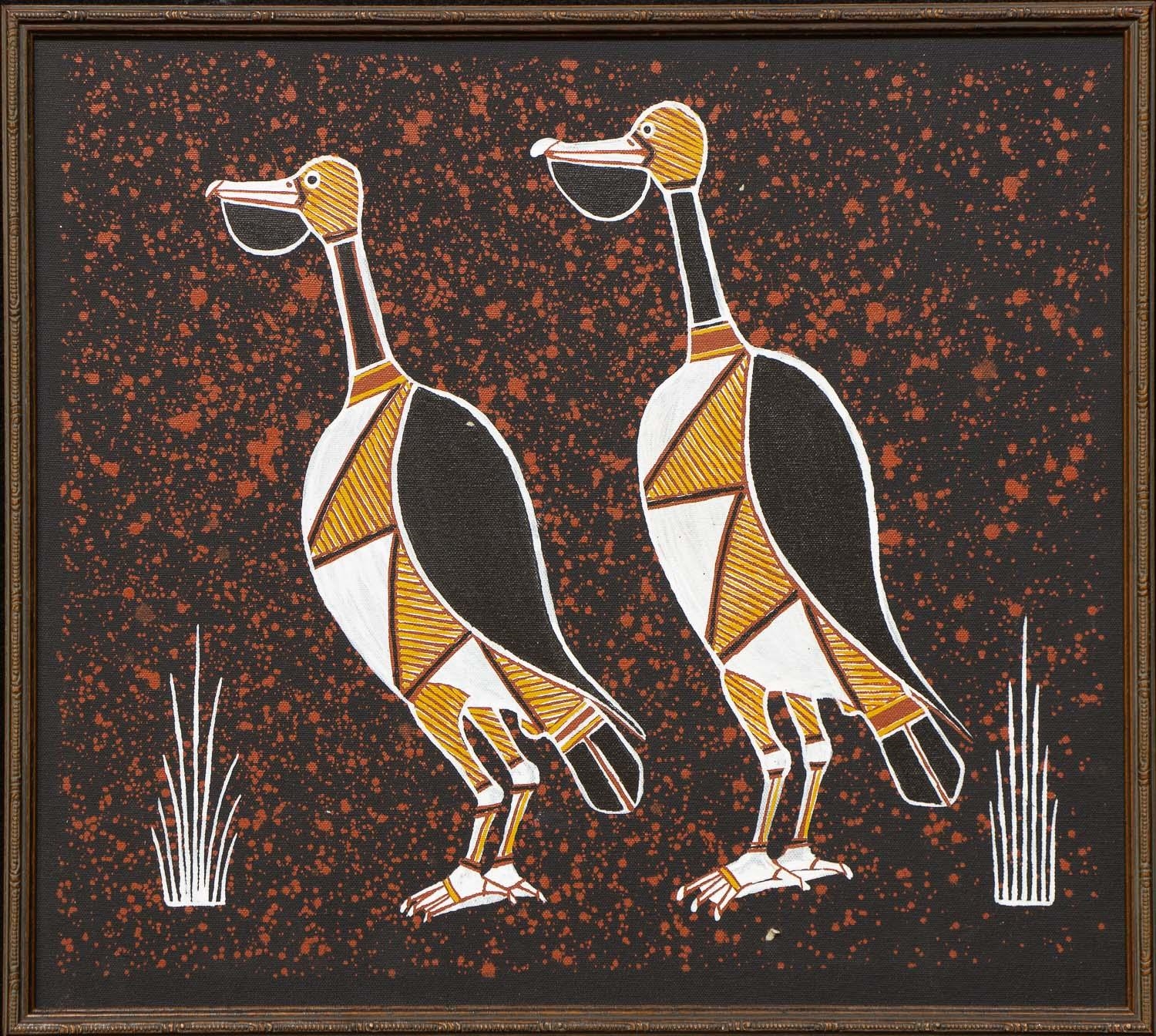 Graham Badari | Brolgas (2019) | MutualArt