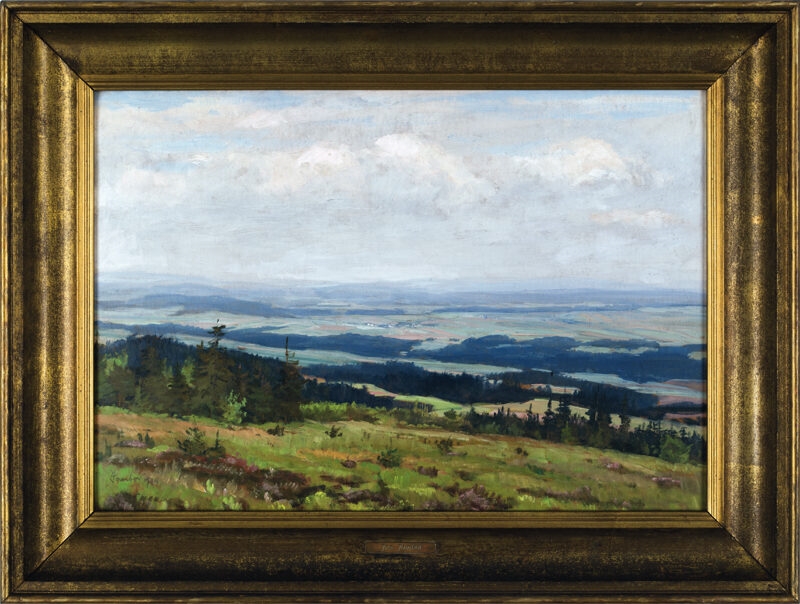 Josef Jambor | Lanscape from Czech-Moravian Highlands (1928) | MutualArt