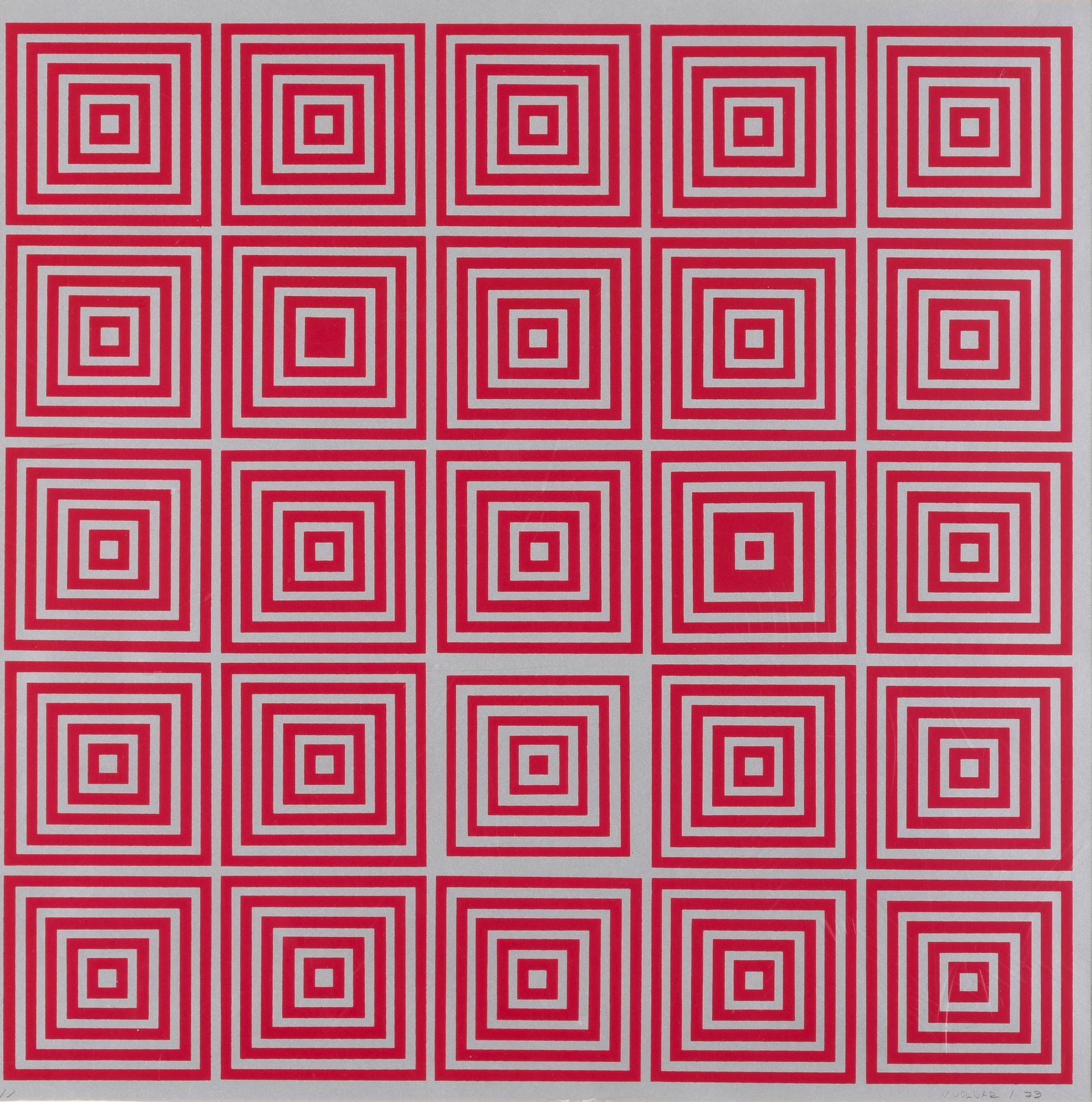 Vera Molnar | 1% of Disorder (1979) | MutualArt