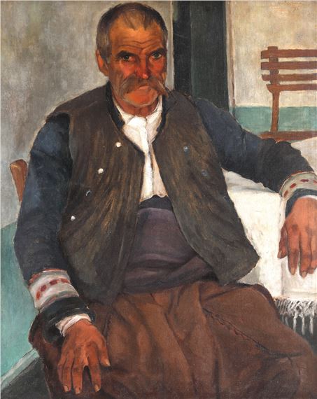 Stefan Constantinescu | Old Man from Târgu Ocna (1926) | MutualArt
