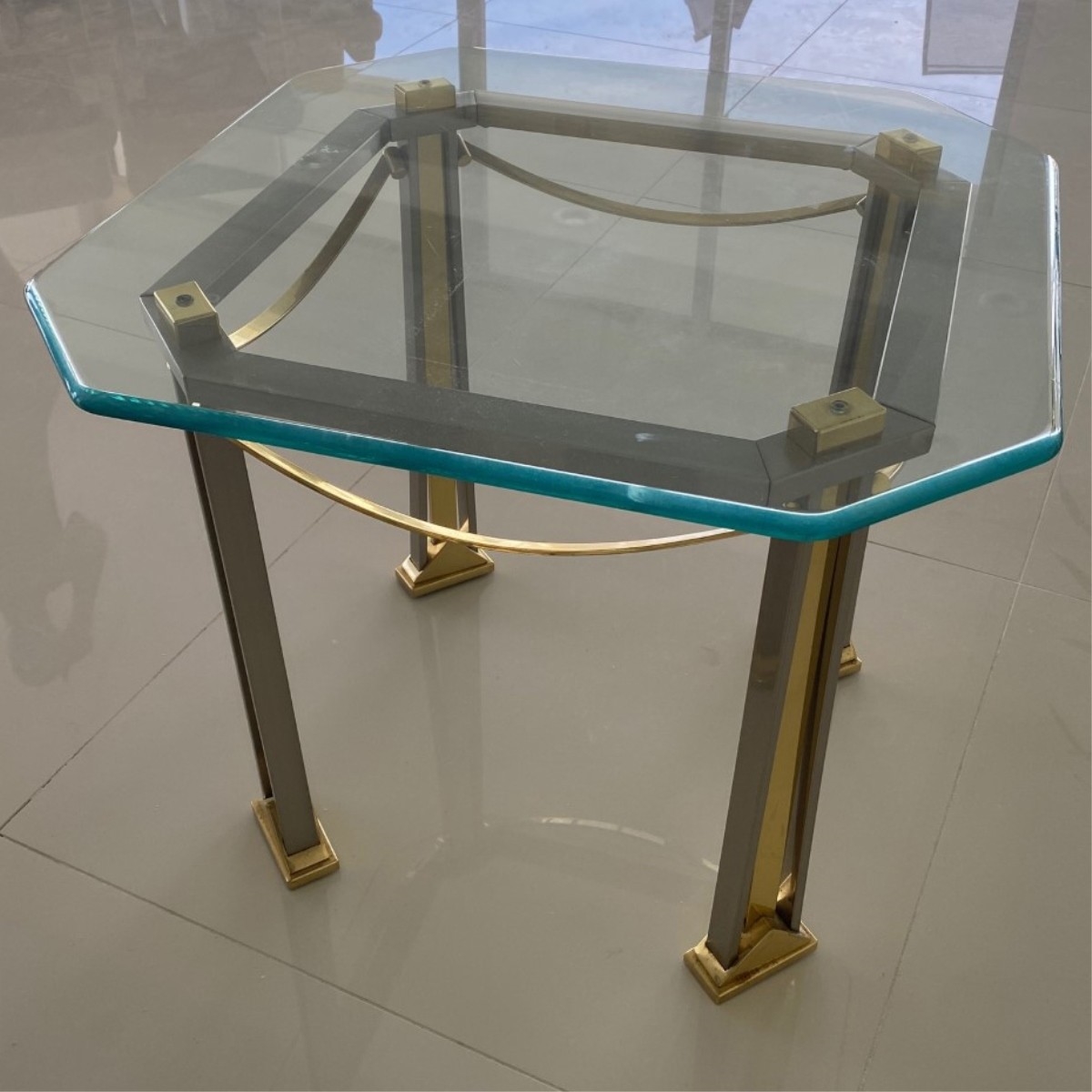 Milo Baughman | Table with Glass Top | MutualArt