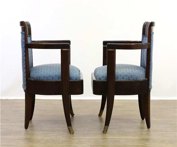 Pierre Patout | First Class Art Deco dining chairs from the French ...
