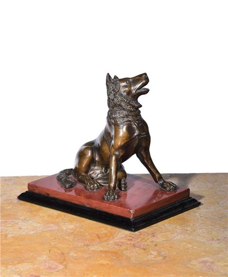 Italian School, 19th Century | A BRONZE FIGURE OF THE MOLOSSIAN HOUND ...