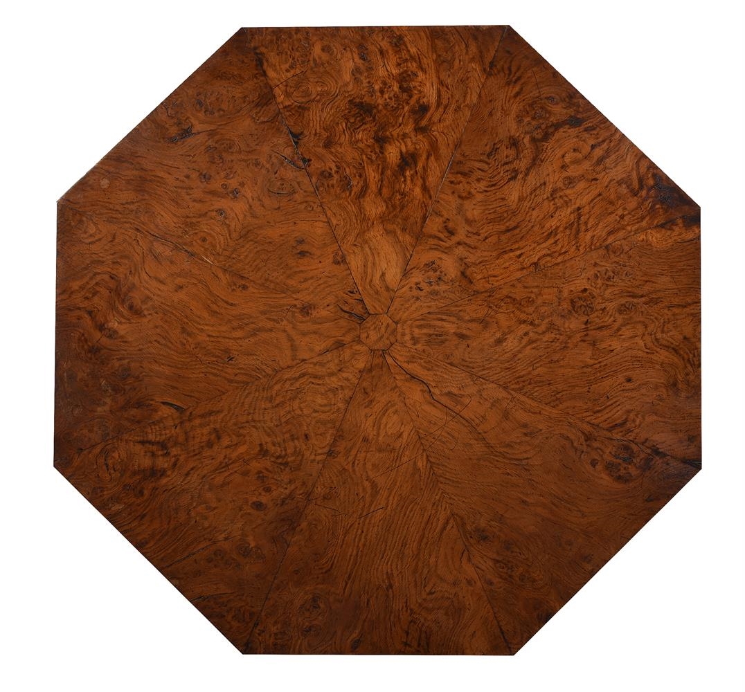 Richard Bridgens | A VICTORIAN POLLARD OAK CENTRE TABLE (Circa 1840 ...