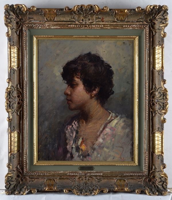 Clemente Tafuri | Portrait of girl | MutualArt