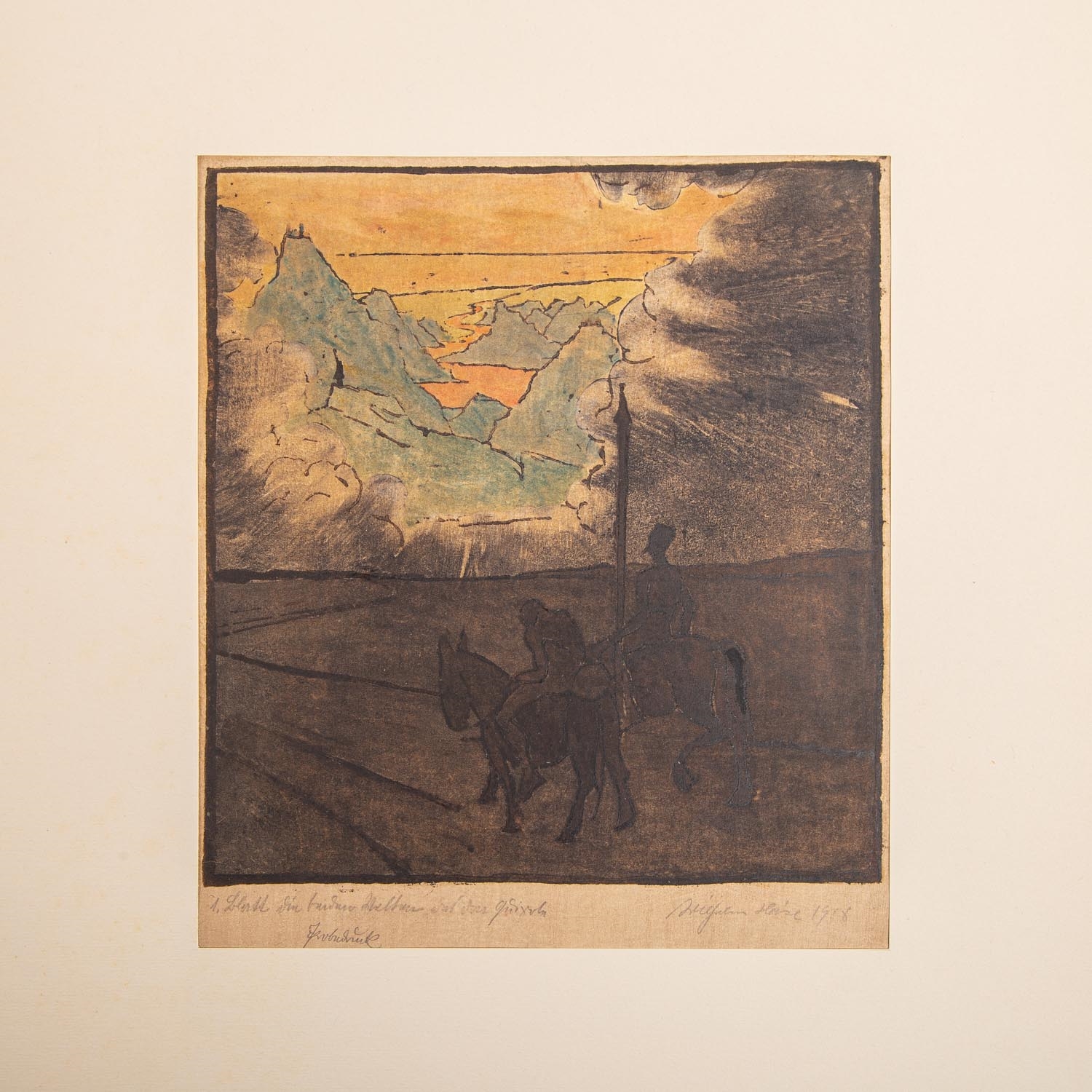 Wilhelm Heise | 18. Blatt das Mahl (1918) | MutualArt