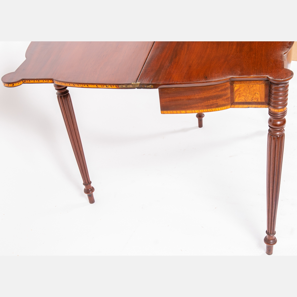 Thomas Seymour | Veneer Sheraton Console Cards Table in the Style of Thomas Seymour | MutualArt