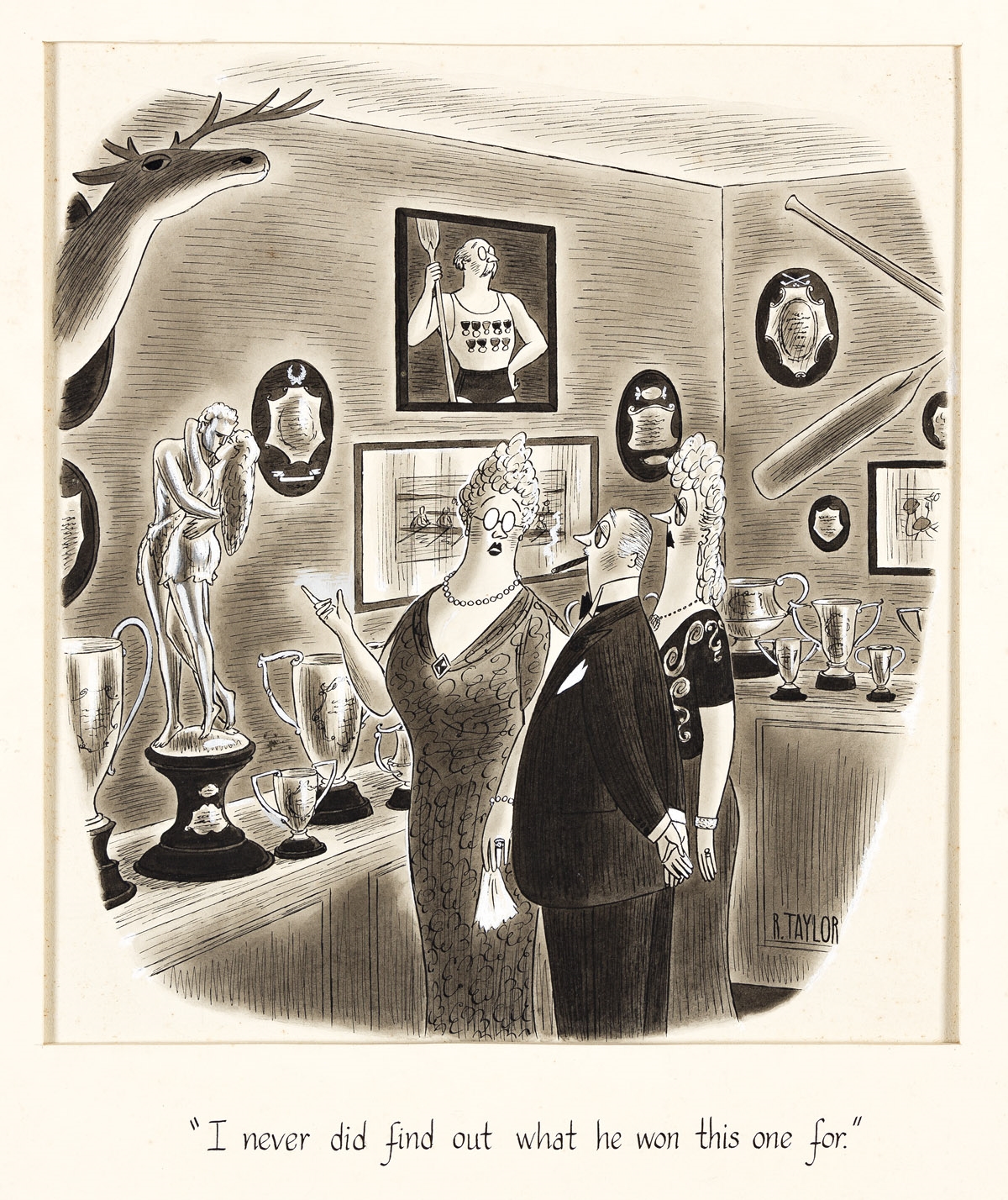 Richard Denison Taylor | Group of three cartoons. | MutualArt