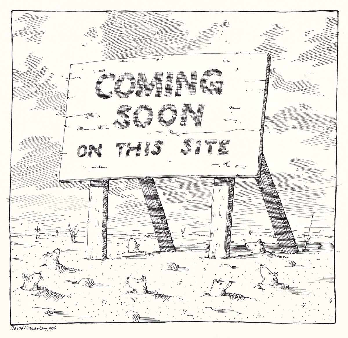 David Macaulay | Four illustrations for Great Moments in Architecture ...