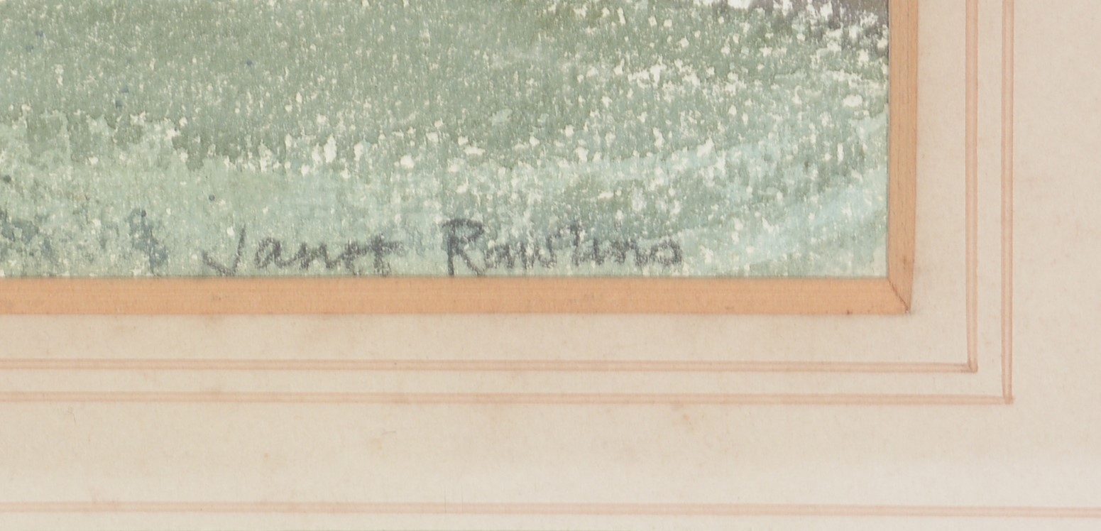 Janet Rawlins | Lakeland View with Pack Horse Bridge | MutualArt