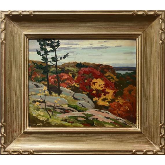George A. Thomson | A GLIMPSE OF LAKE MUSKOKA | MutualArt