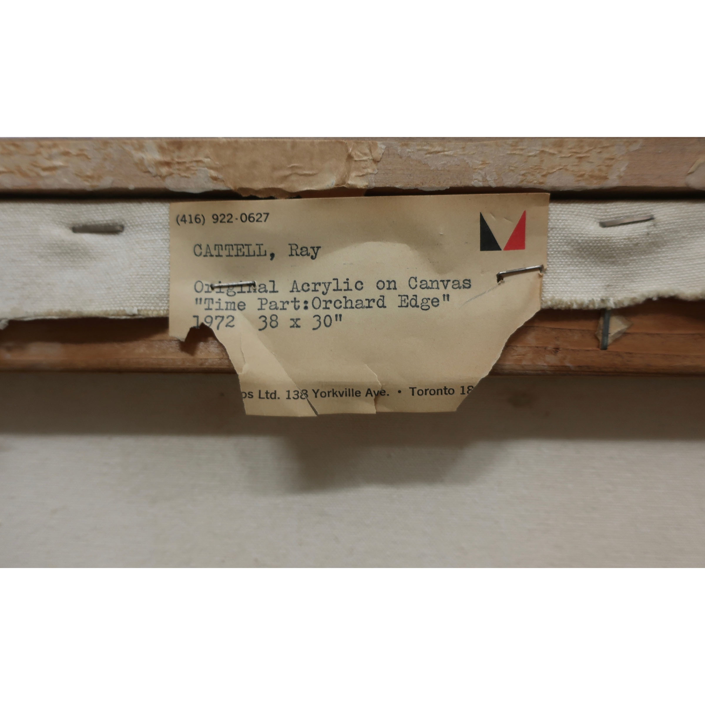 Ray Cattell | TIME PART: ORCHARD EDGE (1972) | MutualArt