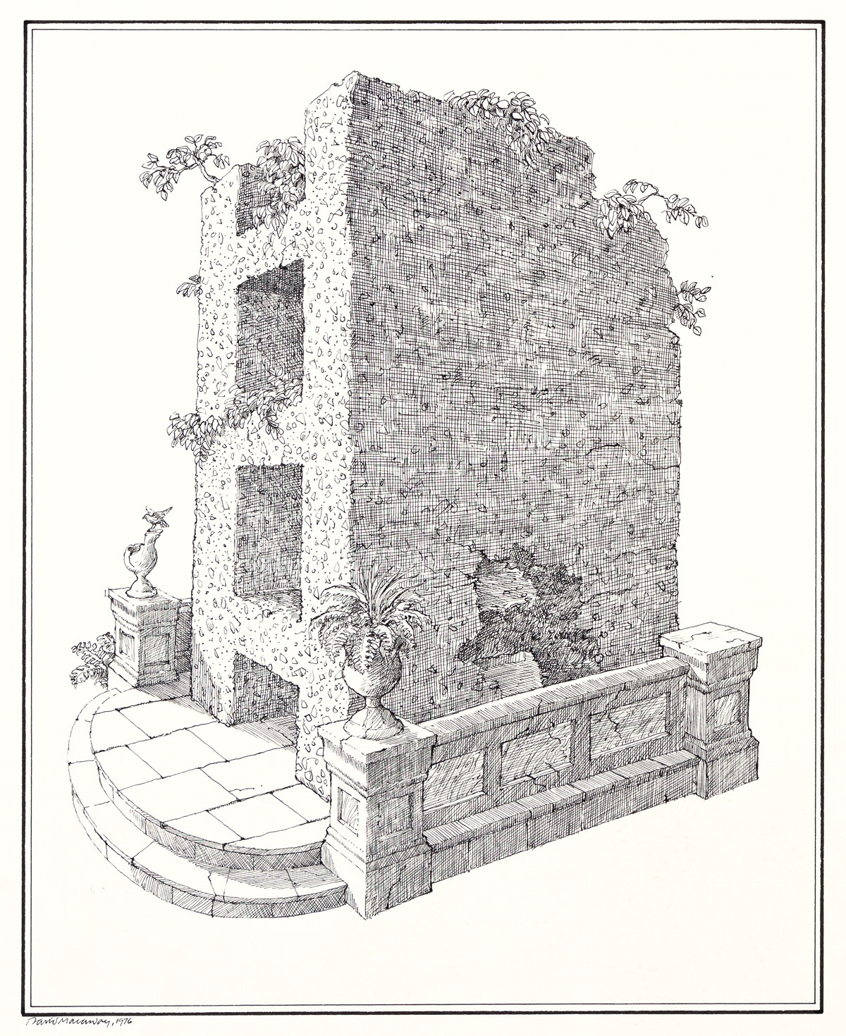 David Macaulay | Four illustrations for Great Moments in Architecture ...