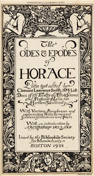 Howard Pyle | The Odes and Epodes of Horace. (1901) | MutualArt