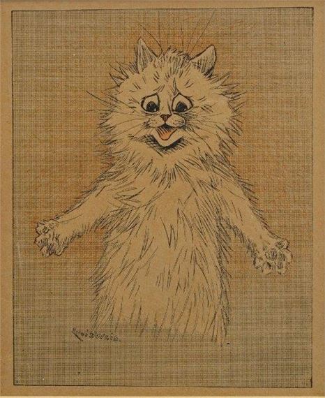 Louis Wain | Cat portrait | MutualArt