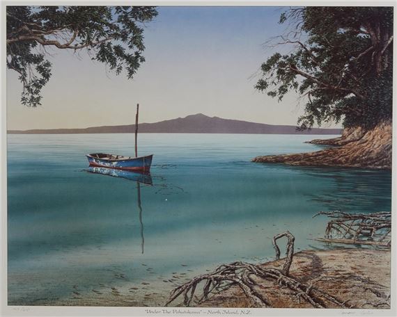 Lawrence Leitch | LAWRENCE LEITCH Under The Pohutukawa | MutualArt