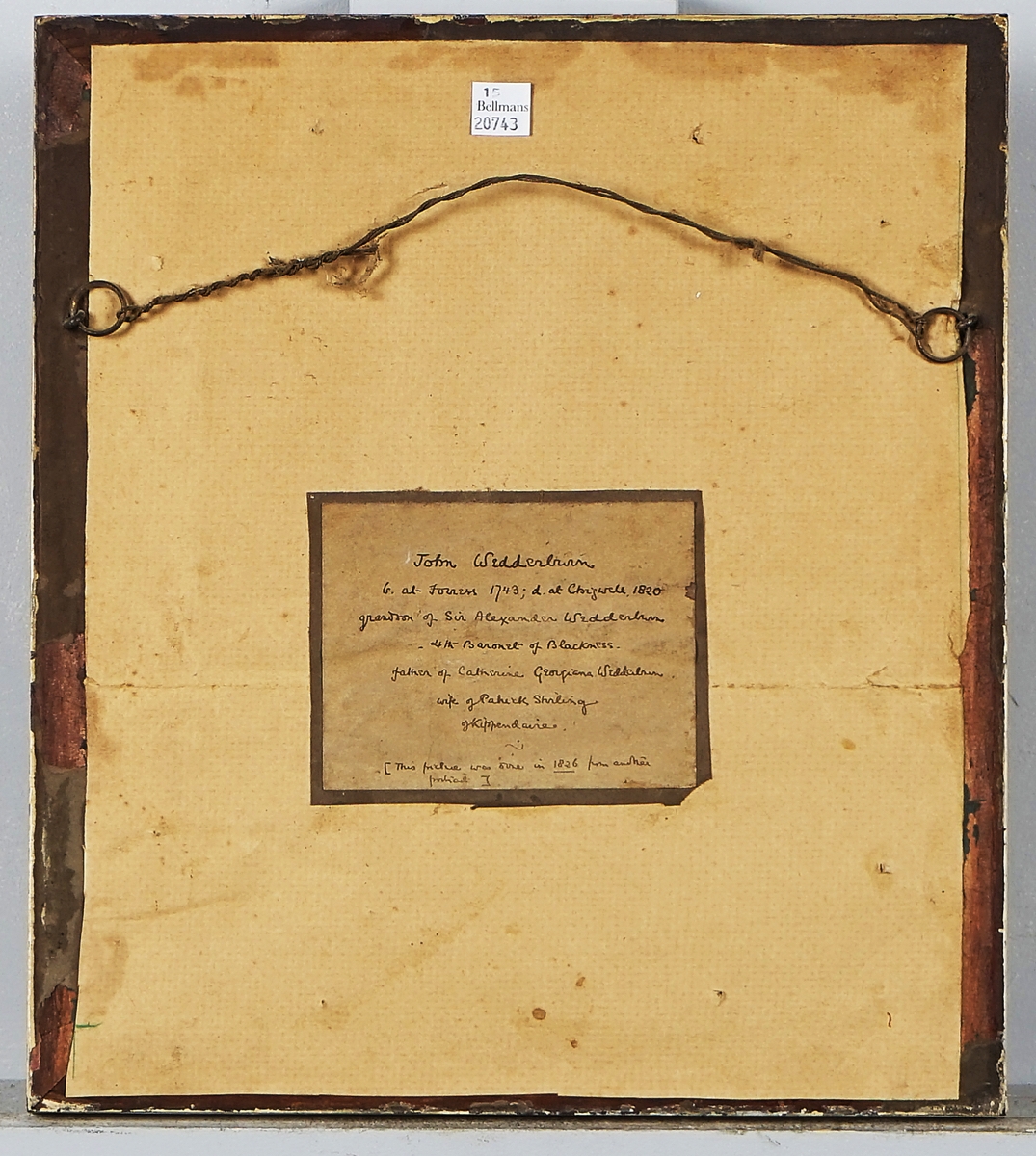 Henry Jacob Burch Jr. | Portrait of John Wedderburn of Auchterhouse ...