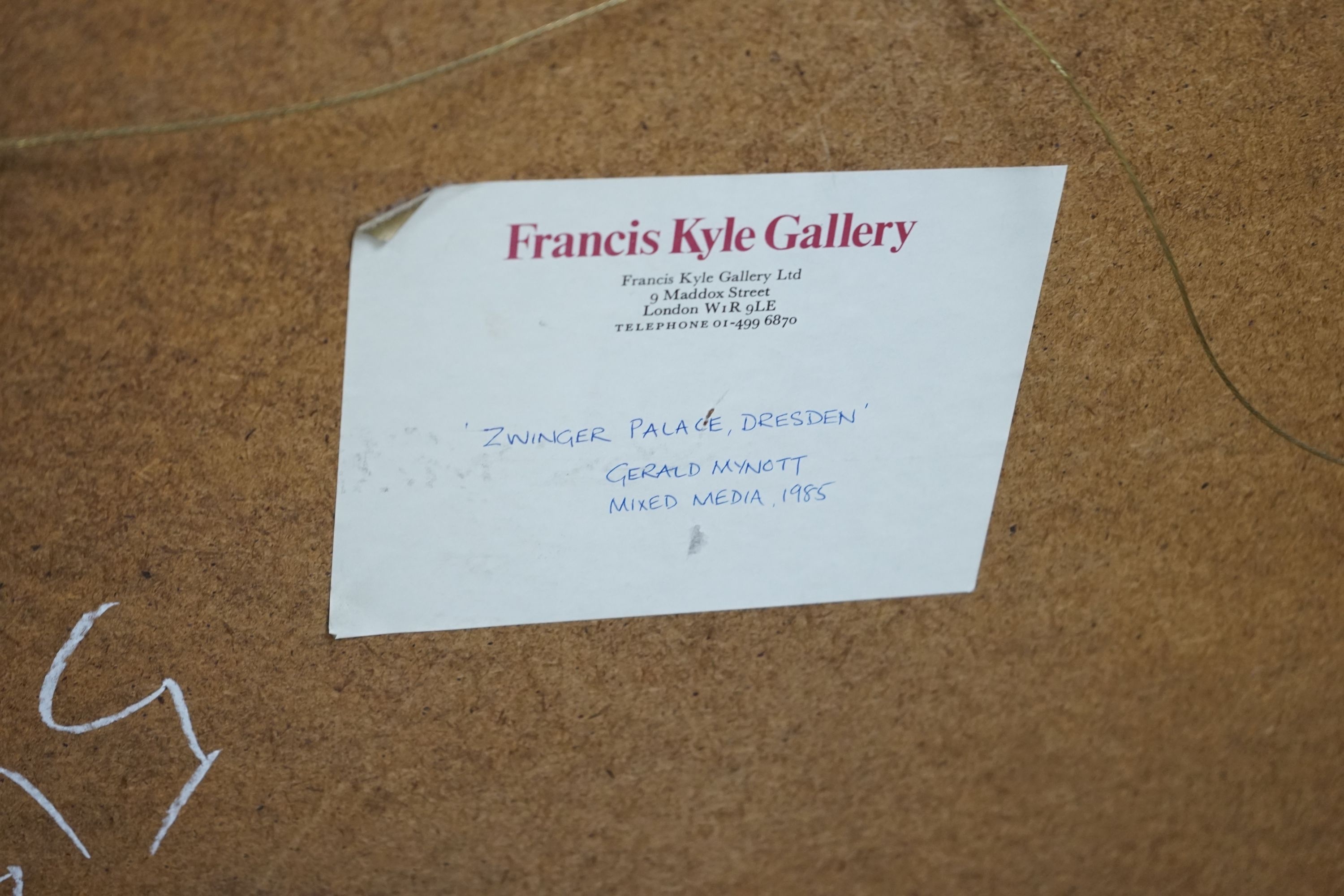 Gerald Mynott | Zwinger Palace, Dresden (1985) | MutualArt