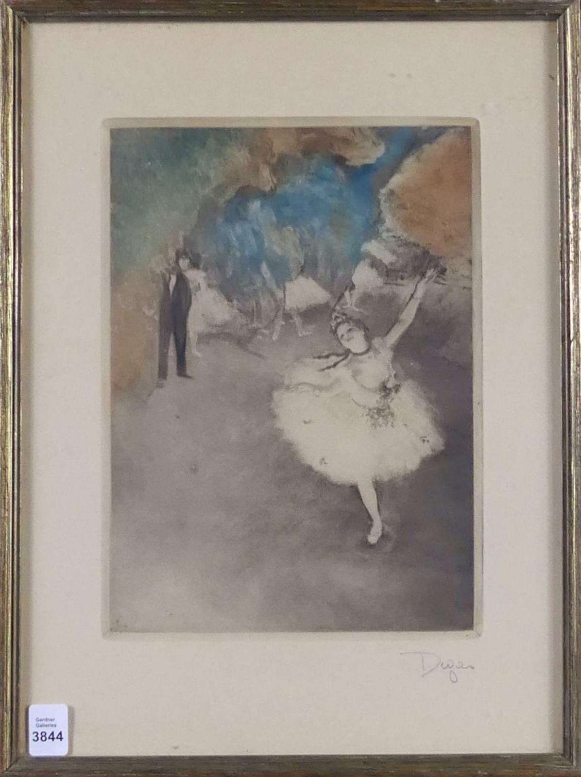 Edgar Degas | Antique lithograph print in colours | MutualArt