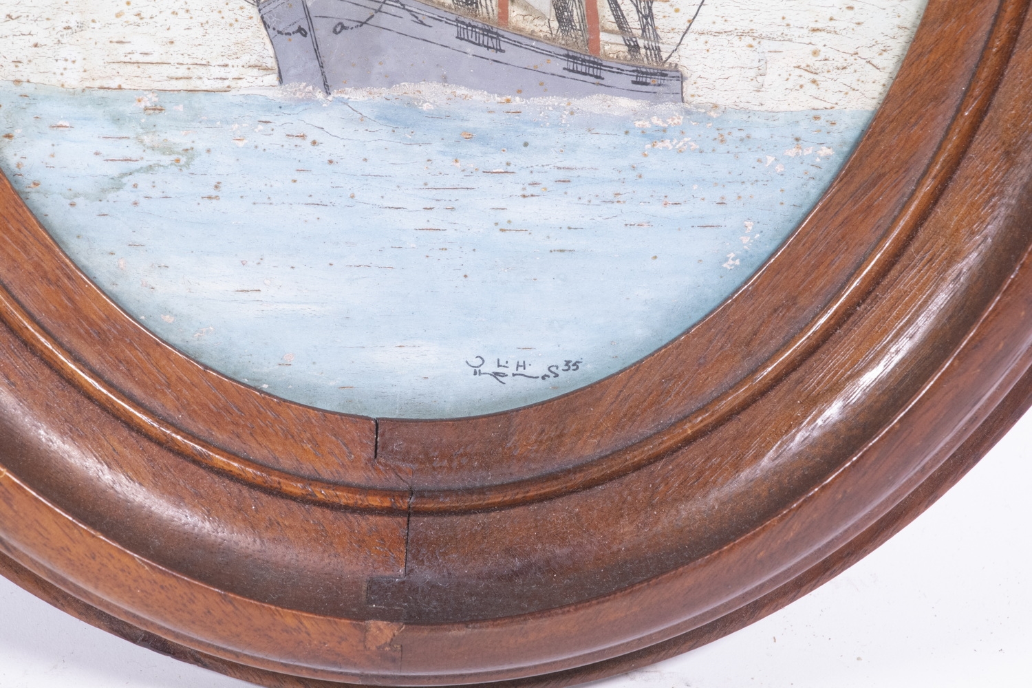 Lloyd H. Thomas | A Pair of Oval Clipper Ship Portraits (35) | MutualArt